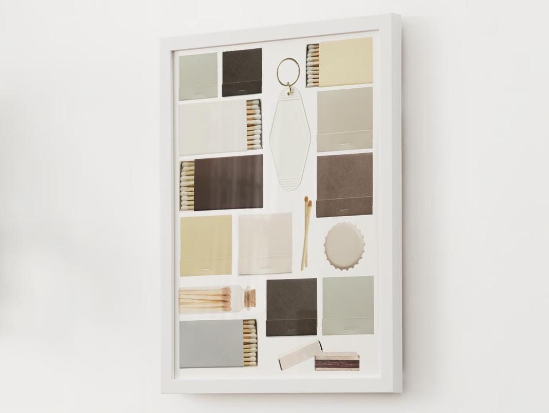 Custom Matchbook / Matchbox Template (download) - Etsy