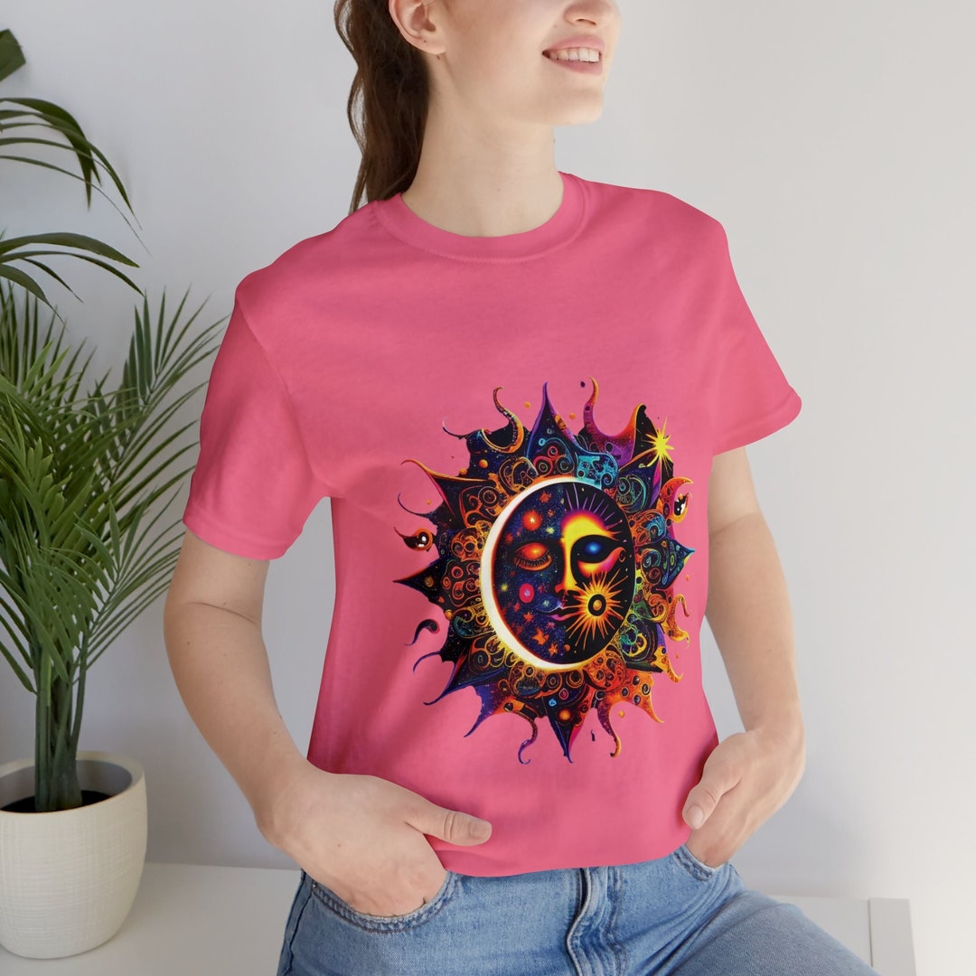 Celestial Shirt Comfort Colors® Moon T Shirts Moon Graphic T Shirt