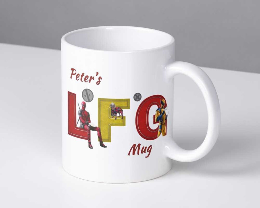 Personalized Deadpool Wolverine Inspired LFG Coffee Mug, Dad Gift From ...