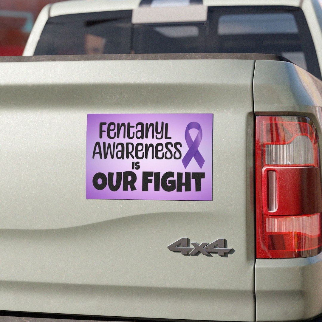 Fentanyl Prevention Car Magnet, Fentanyl Awareness Bumper Magnet, Anti ...