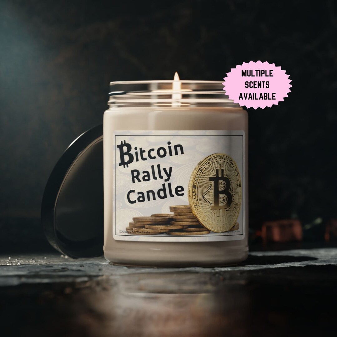 Bitcoin Candle Gift for Spouse, Crypto Trader, Bitcoin Gift for Spouse ...