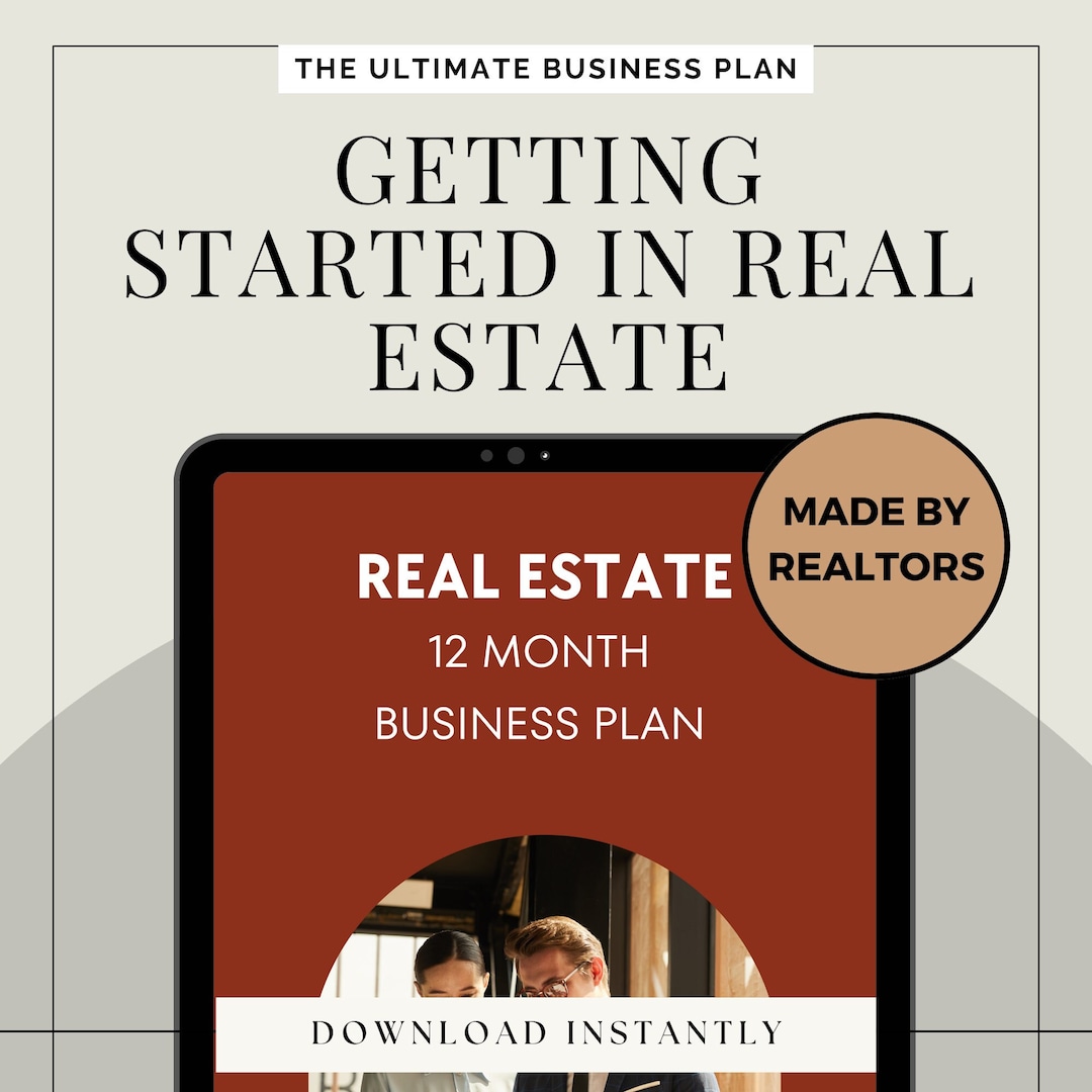 New Agent Starting Guide - Business Plan, New Realtor Guide, Business ...