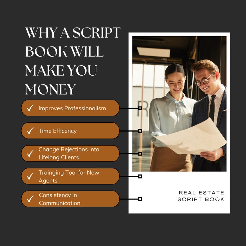 Real Estate Script Book - Realtor Guide, New Agent Gift, Scripts for ...