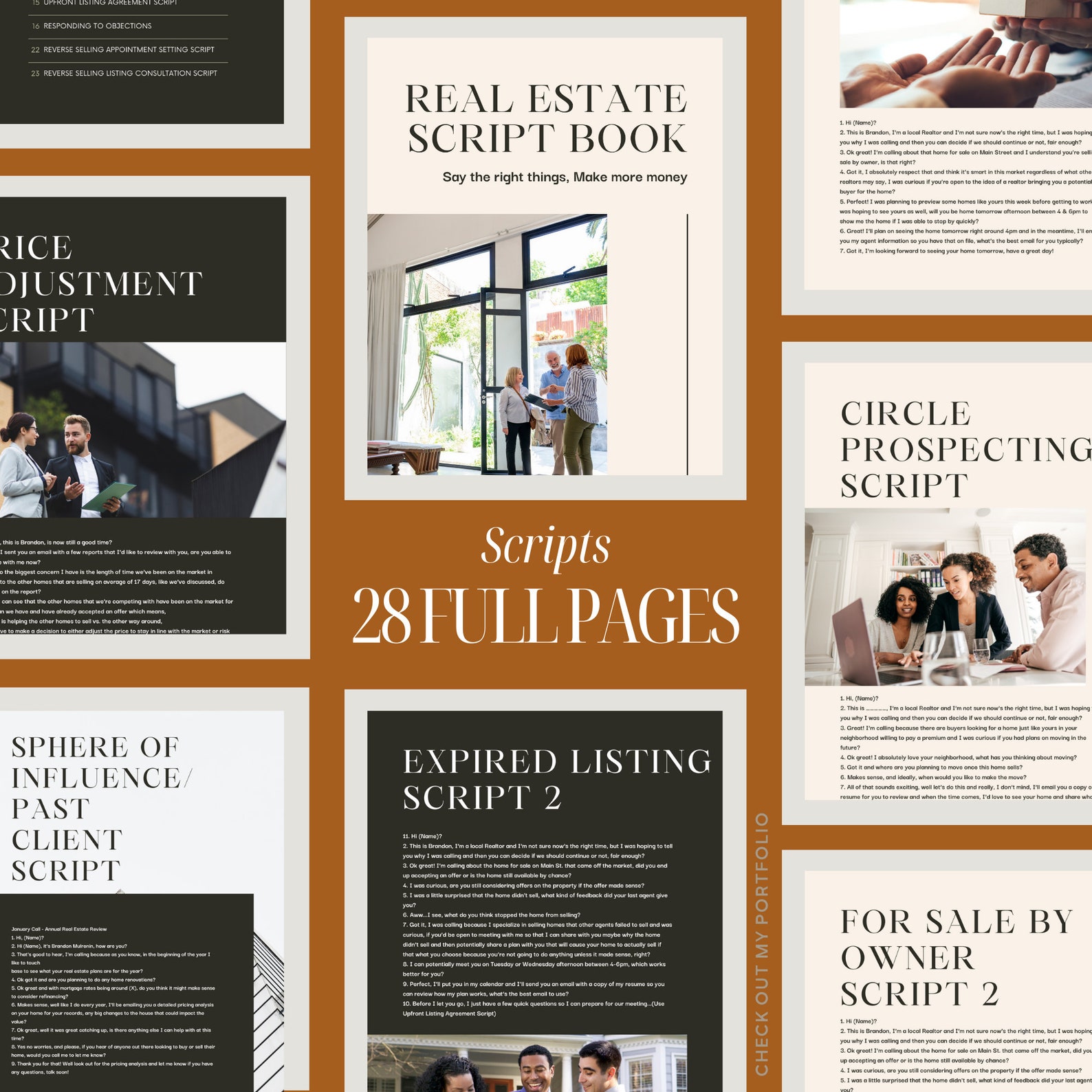 Real Estate Script Book - Realtor Guide, New Agent Gift, Scripts for ...