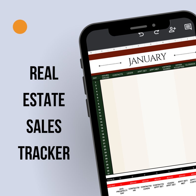 Real Estate Business Tracker - Sales Tracking for Realtors, Real Estate ...