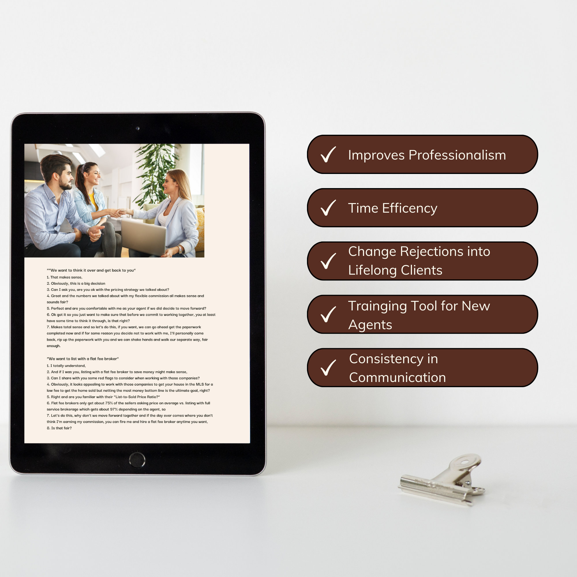 Real Estate Script Book - Realtor Conversation Guide, New Agent Gift ...