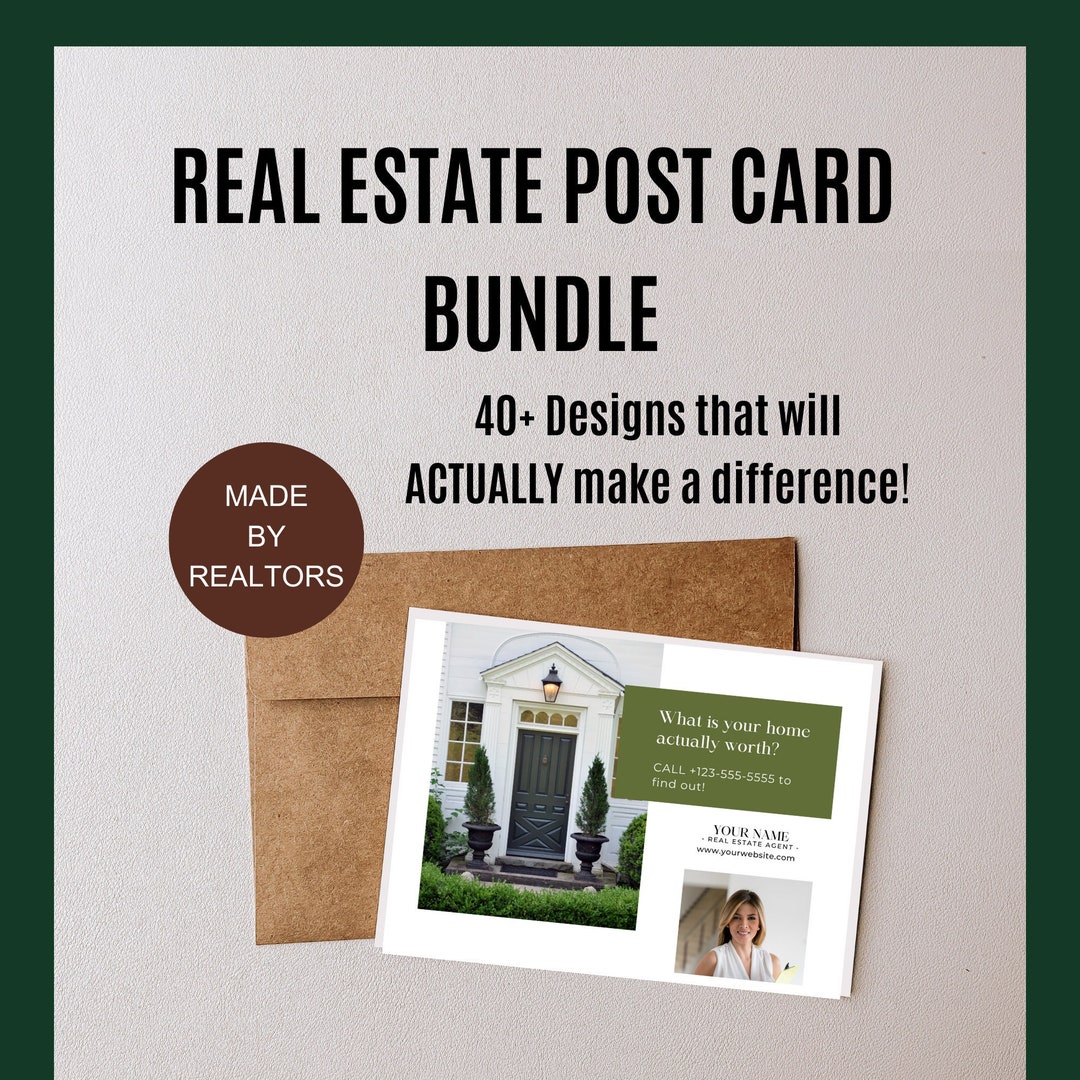 Personalized Real Estate Postcard Templates – Realtor Marketing Bundle ...