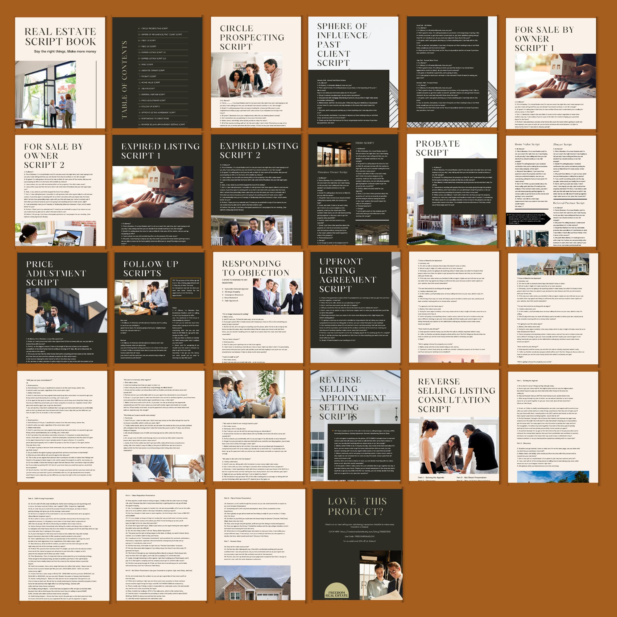 Real Estate Script Book - Realtor Guide, New Agent Gift, Scripts for ...