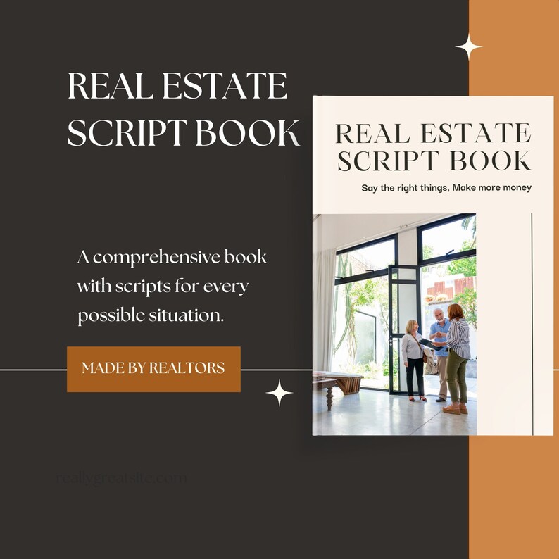 Real Estate Script Book - Realtor Lead Generation - Etsy