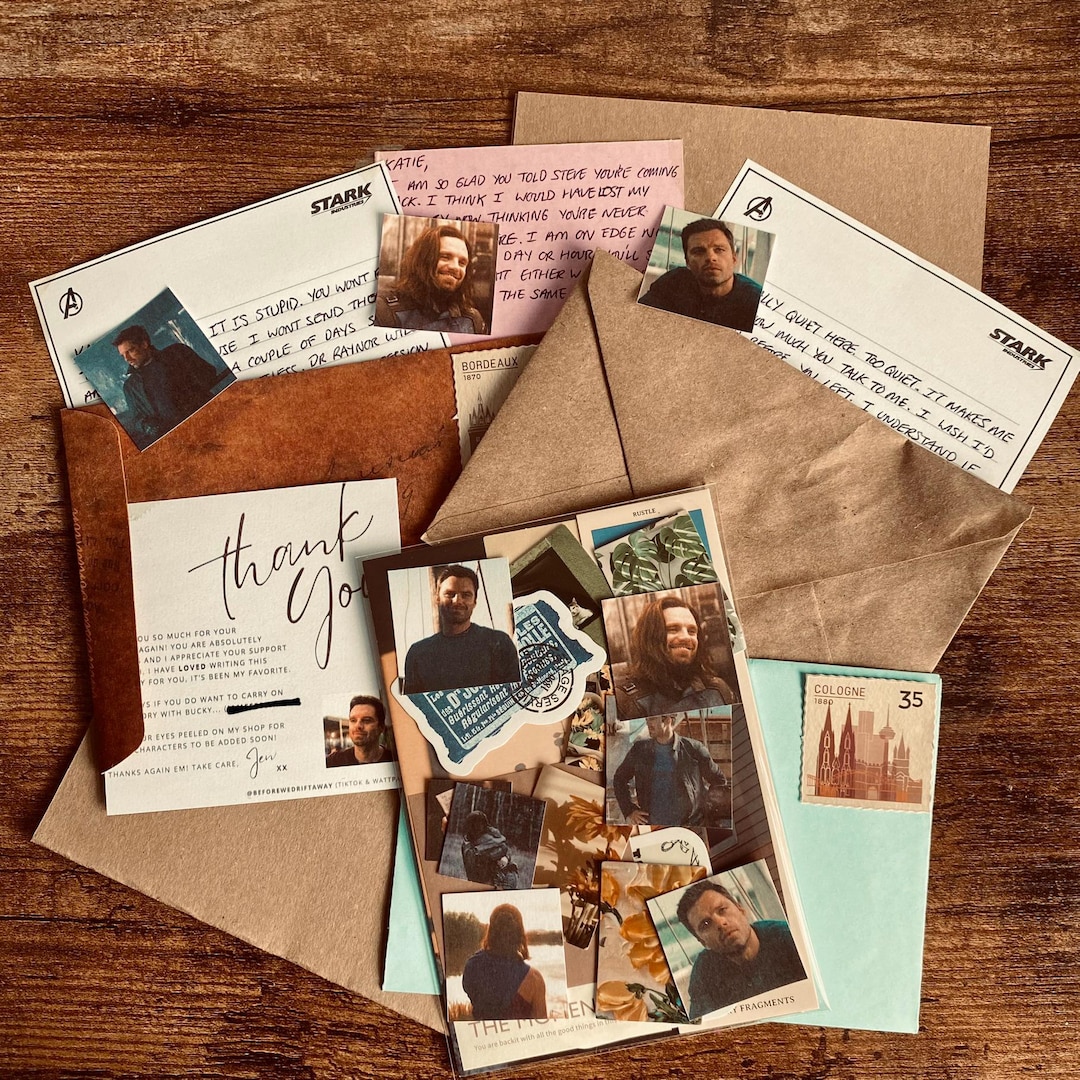 Bucky Barnes Letter Pack HANDWRITTEN (14 Letters/5 Scenarios) - Etsy