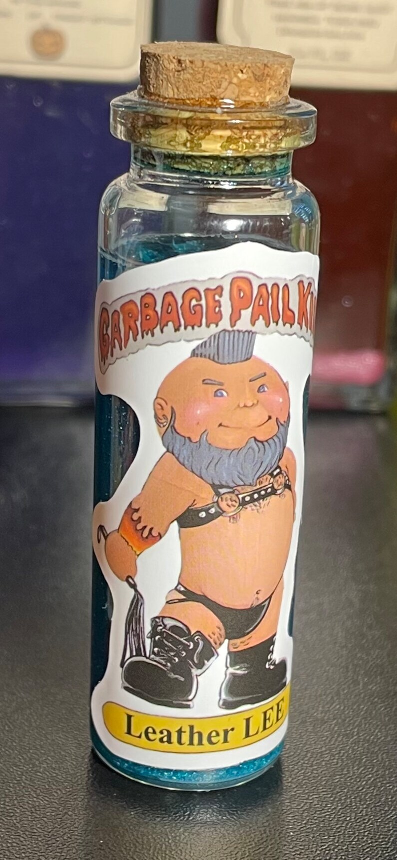 Garbage Pail Kids Armpit Britt, Leather Lee, and a I. Ron Maiden Potion ...