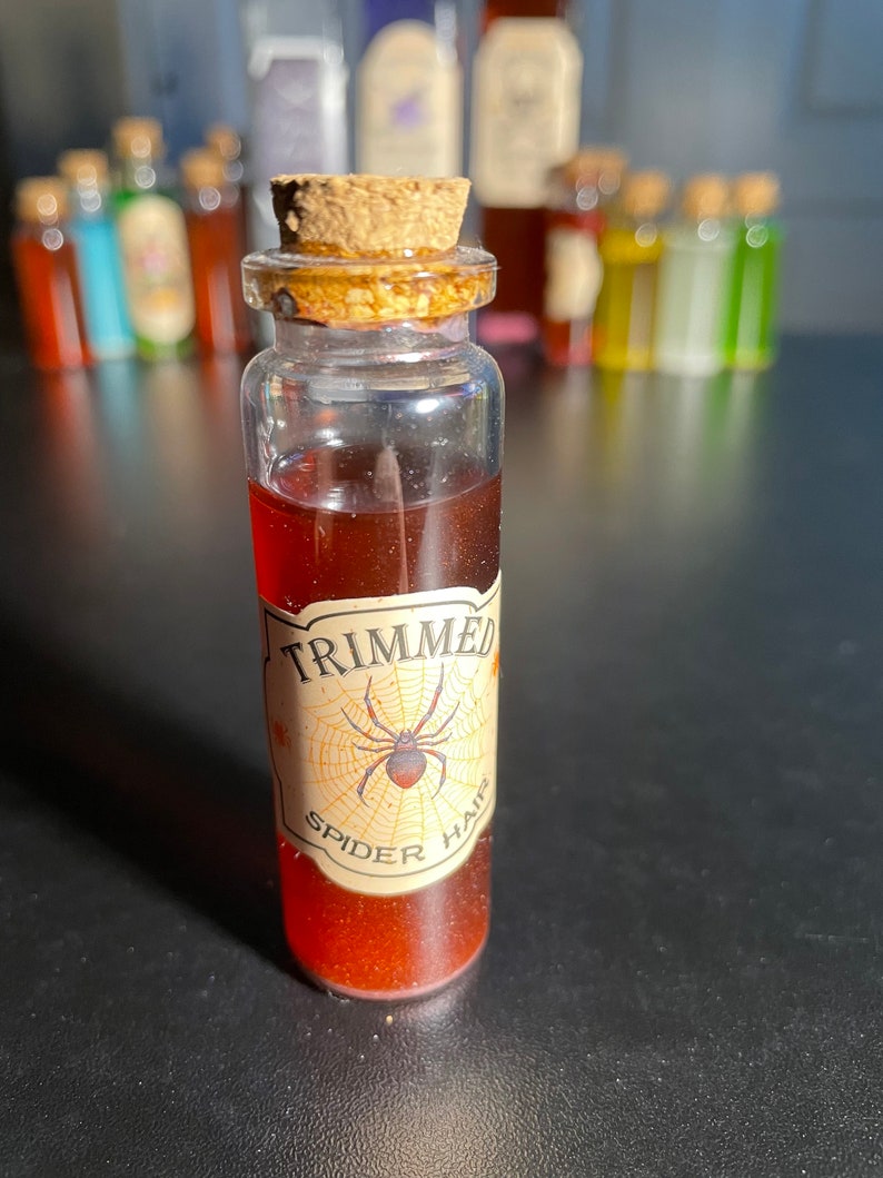 Trimmed Spider Hair Spooky Potion - Etsy