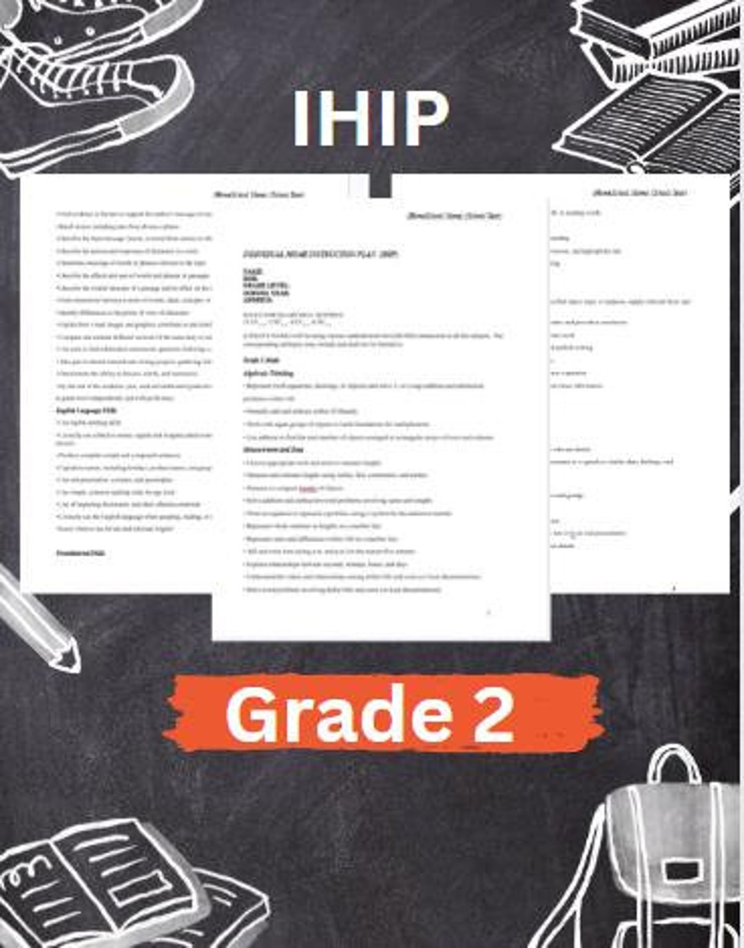 Printable and Customizable Individualized Homeschooling Plan IHIP Grade ...
