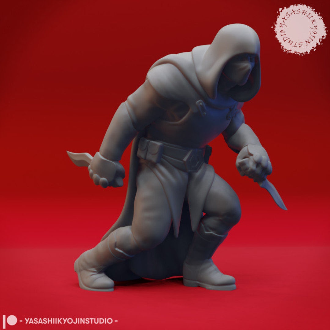 Bandit by Yasashii Kyojin Studios Cub Bear Fantasy Dnd RPG Tabletop Gaming Resin Miniatures ...