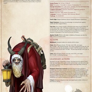 Krampus by Yasashii Kyojin Studios Cub Bear Fantasy Dnd RPG Tabletop ...