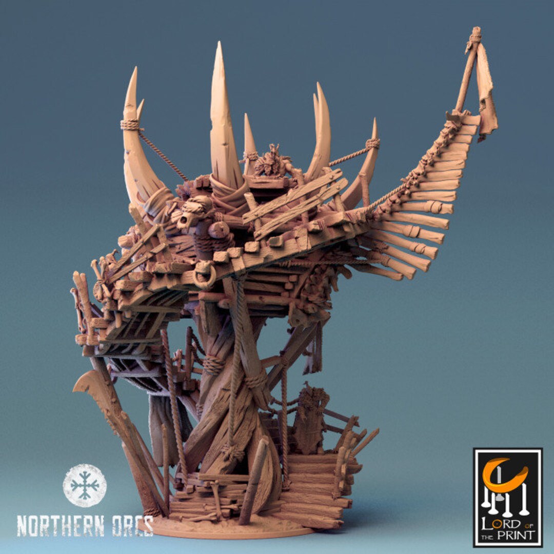 Orc Tower - Northern Orcs - by Lord of the Print | Fantasy | Dnd | RPG ...