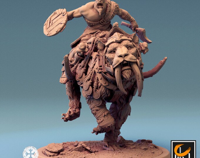 Saber-toothed Tiger Run - Northern Orcs - by Lord of the Print ...