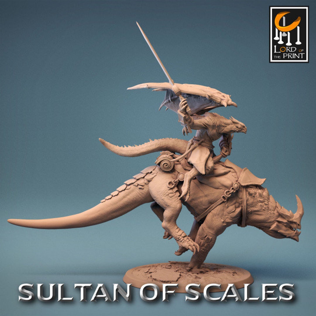 Dragonborn Mount Sprint A Sultan of Scales by Lord of the Print Fantasy ...