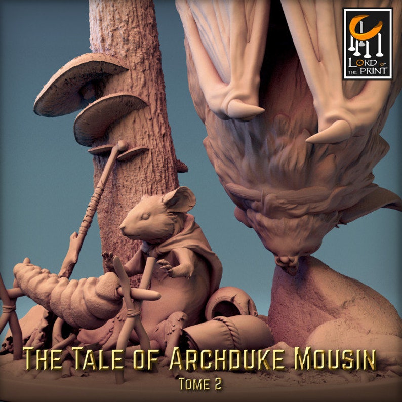 Mousin Bat Suspend the Tale of Archduke Mousin Tome 2 Fantasy Dnd RPG ...