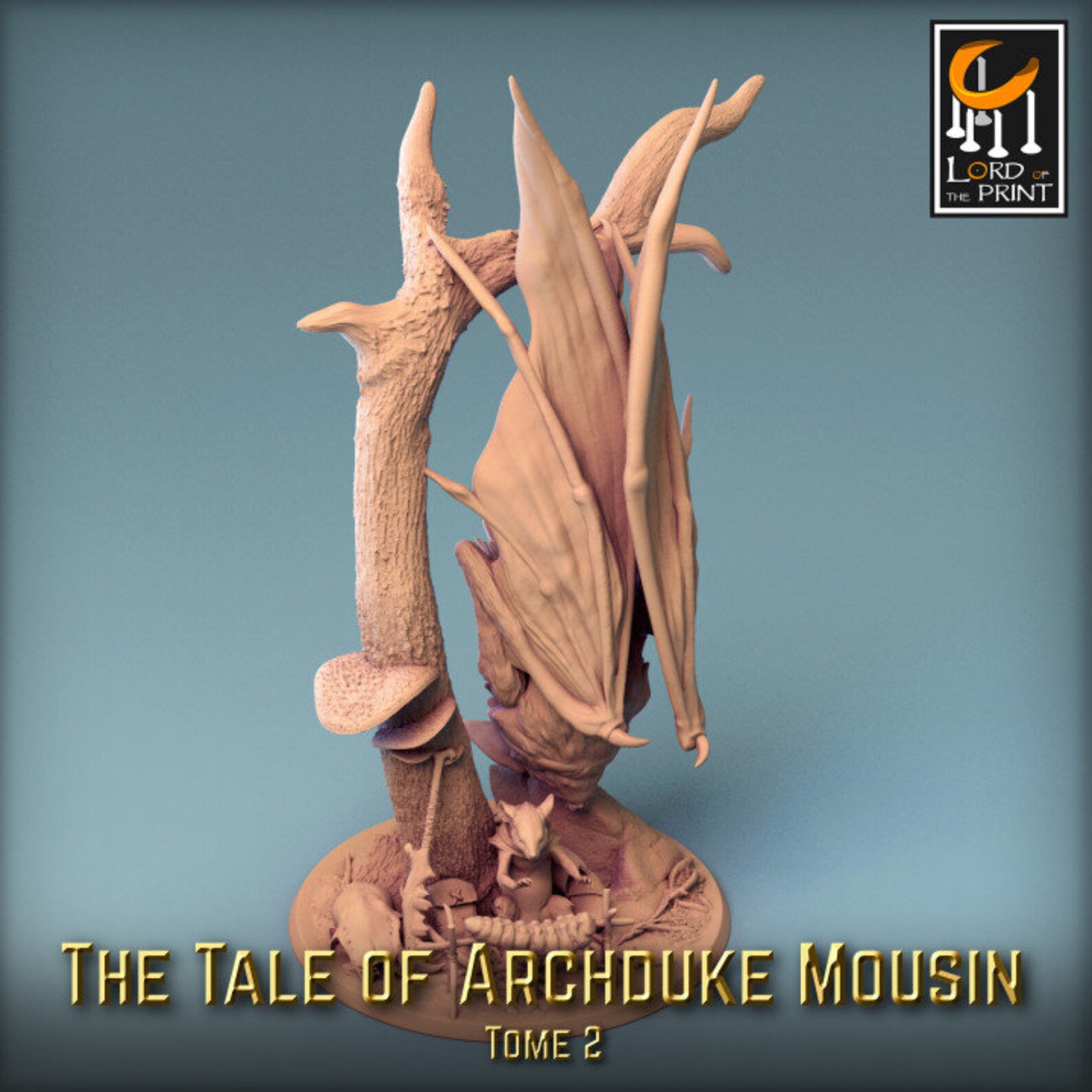 Mousin Bat Suspend the Tale of Archduke Mousin Tome 2 Fantasy Dnd RPG ...