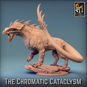 Tiamat Dragonspawn Red by Lord of the Print Grey Resin - Etsy