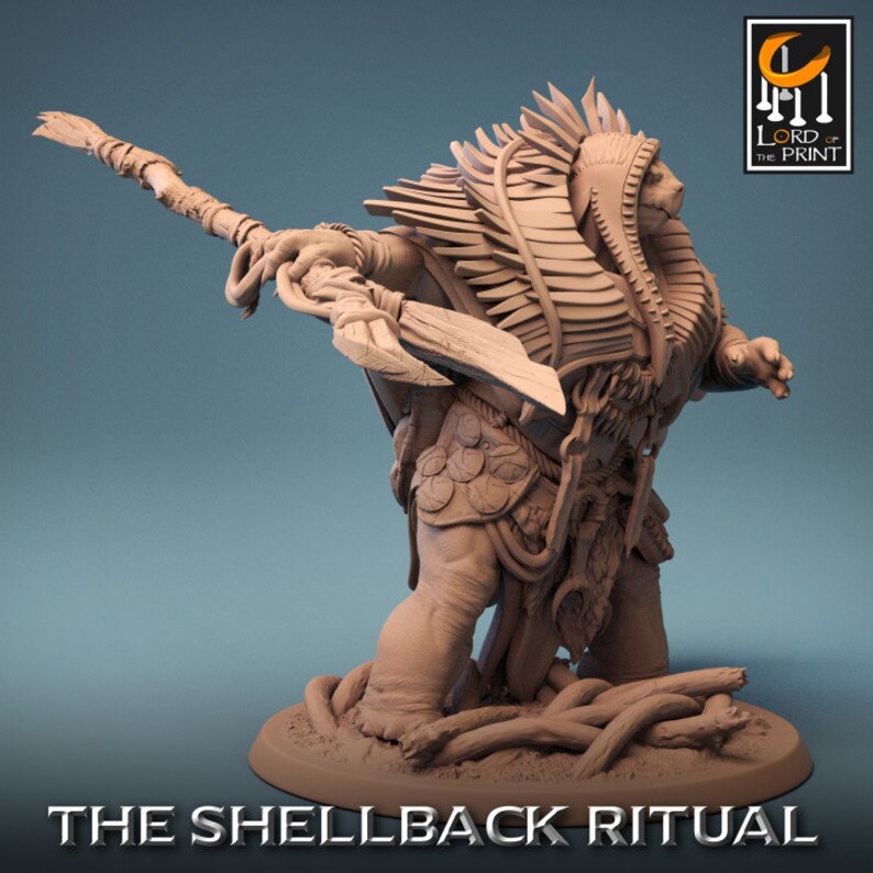Shellback Shaman Stance the Shellback Ritual by Lord of - Etsy