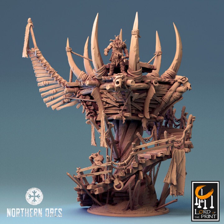 Orc Tower Northern Orcs by Lord of the Print Fantasy Dnd RPG Tabletop ...