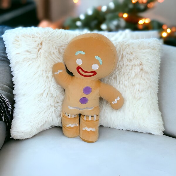 Ginger Bread Man Pillow - Etsy