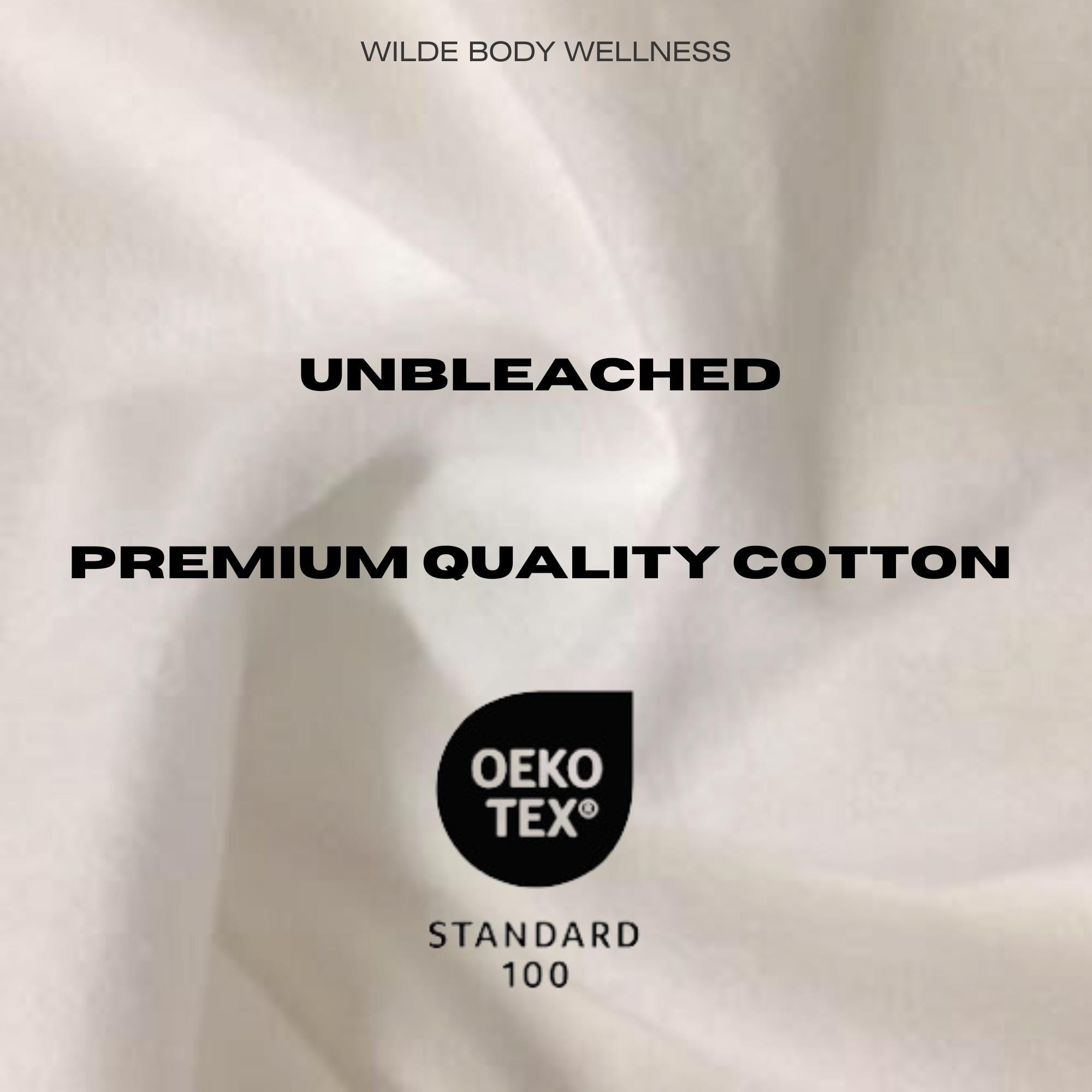 Organic Cotton Flannel 2 Pack - Unbleached for Use With Castor Oil ...