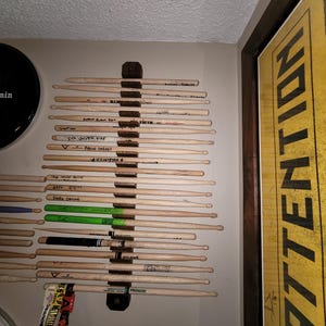 Drum Stick Wall Display - Etsy