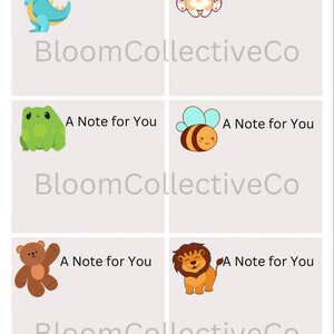 Printable Lunchbox Notes for Kids 24 Inspirational Messages for ...