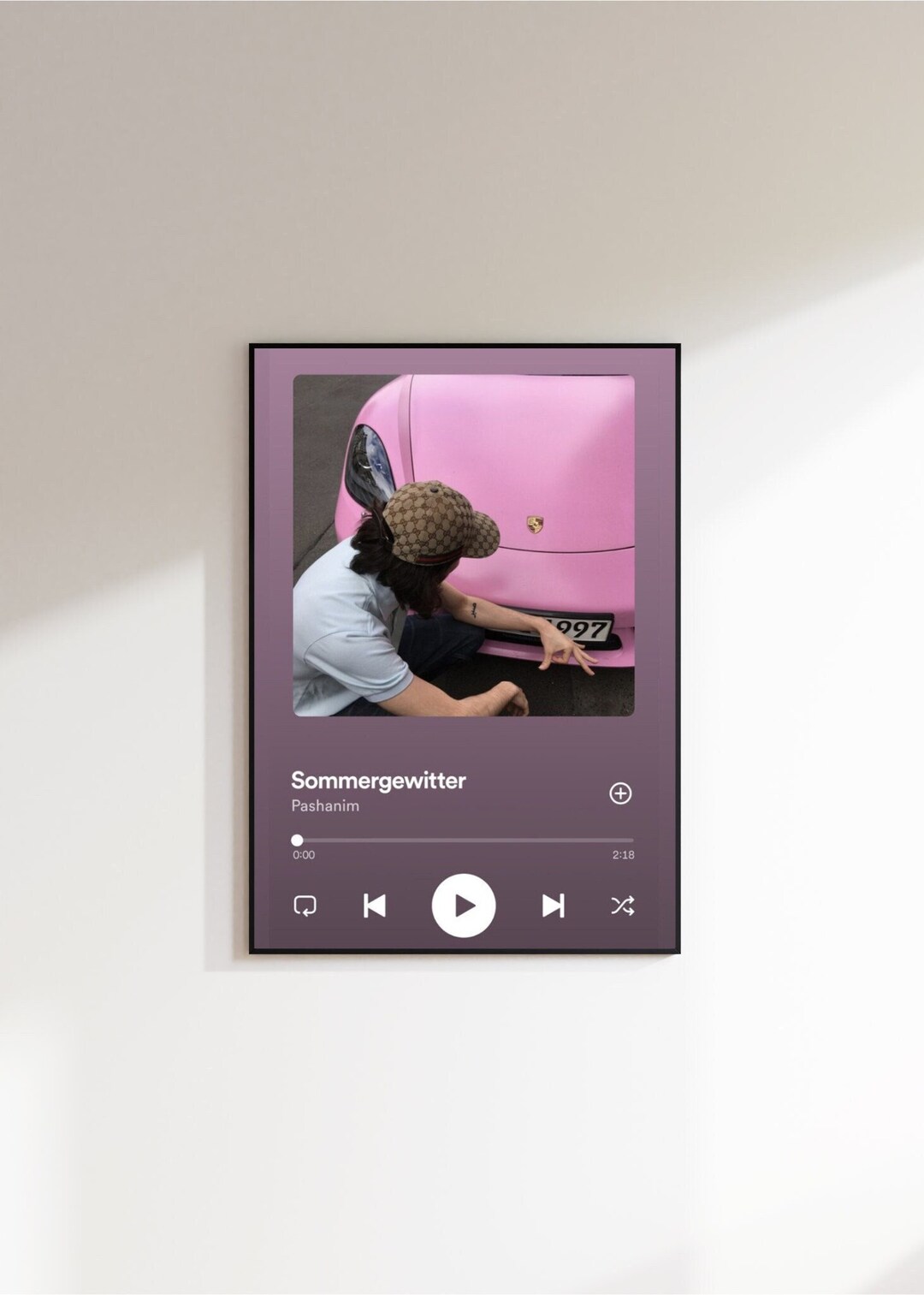 Pashanim Summer Thunderstorm Poster Semi-glossy Paper Physical Product ...