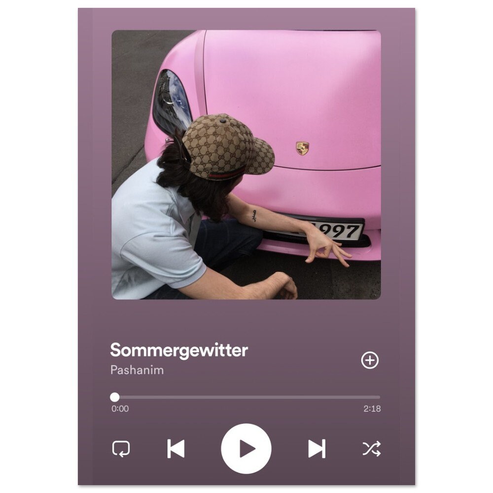 Pashanim Summer Thunderstorm Poster Semi-glossy Paper Physical Product ...