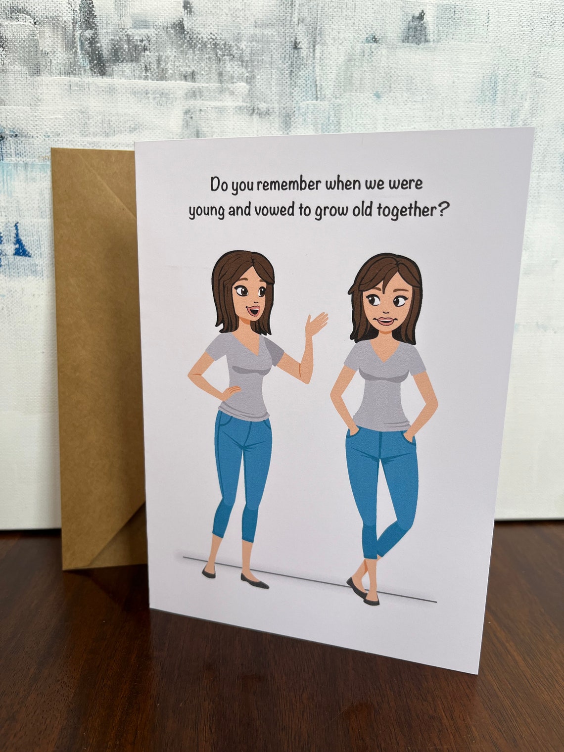 Funny Twin Birthday Card - Twin Birthday Card - Twin Card - Old ...