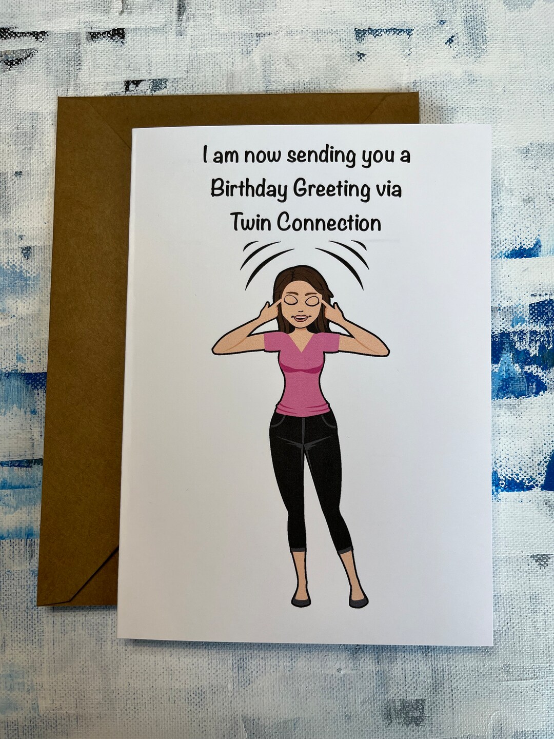 Funny Twin Birthday Card - Twin Birthday Card - Twin Card - Twin ...