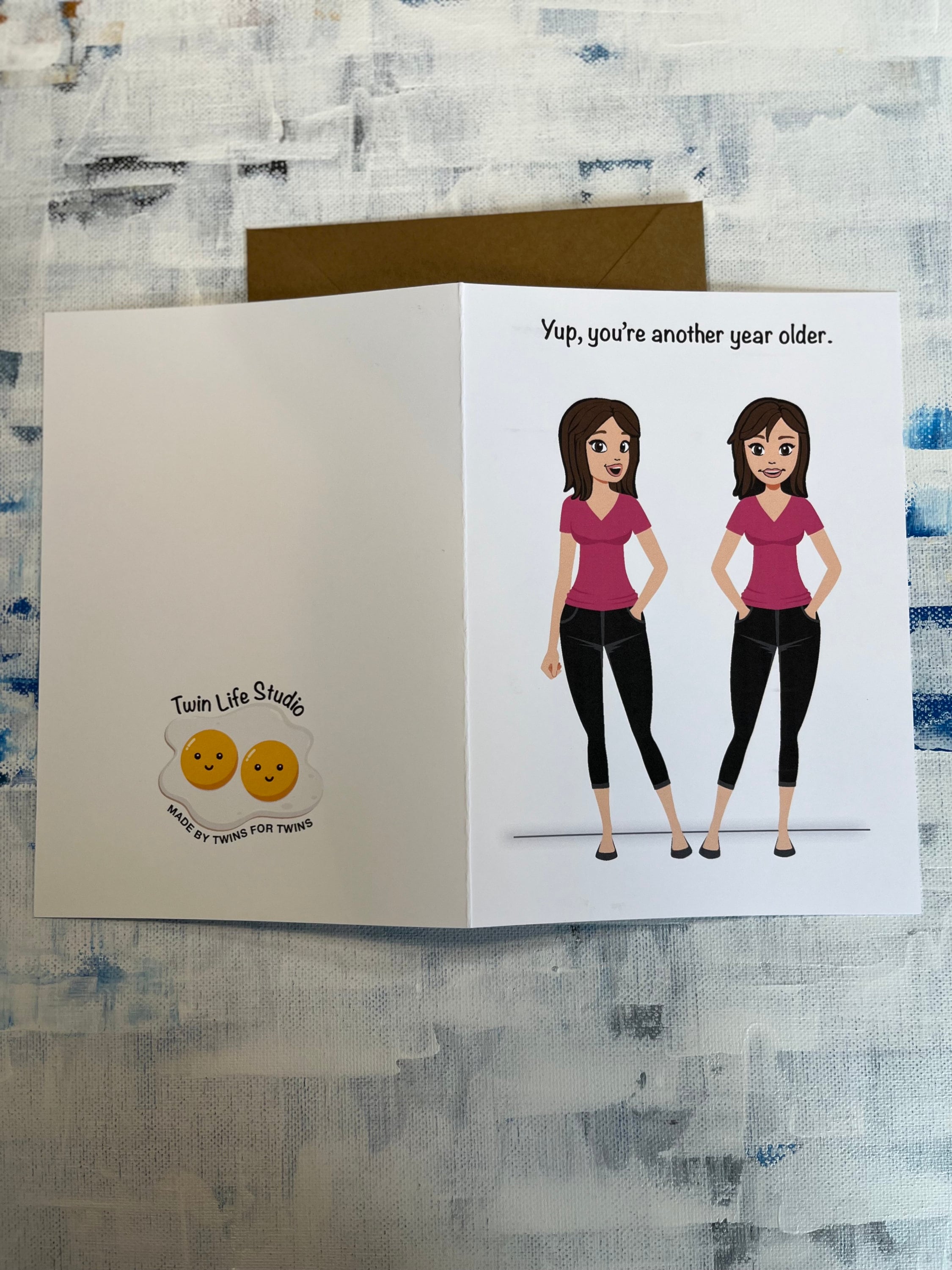 Funny Twin Birthday Card - Twin Birthday Card - Twin Card - Another ...