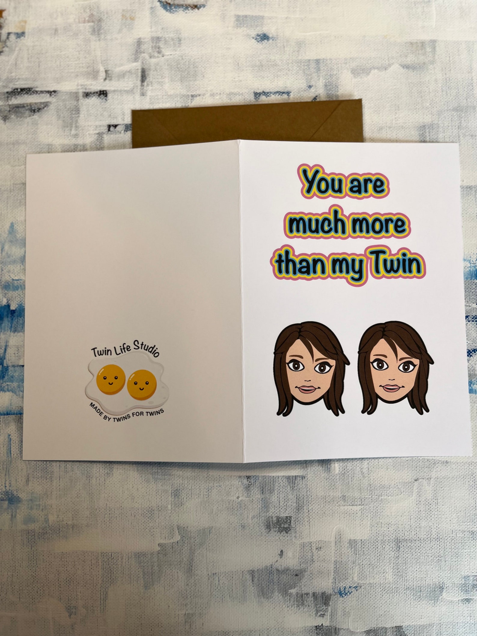 Funny Twin Birthday Card - Twin Birthday Card - Twin Card - Much More ...