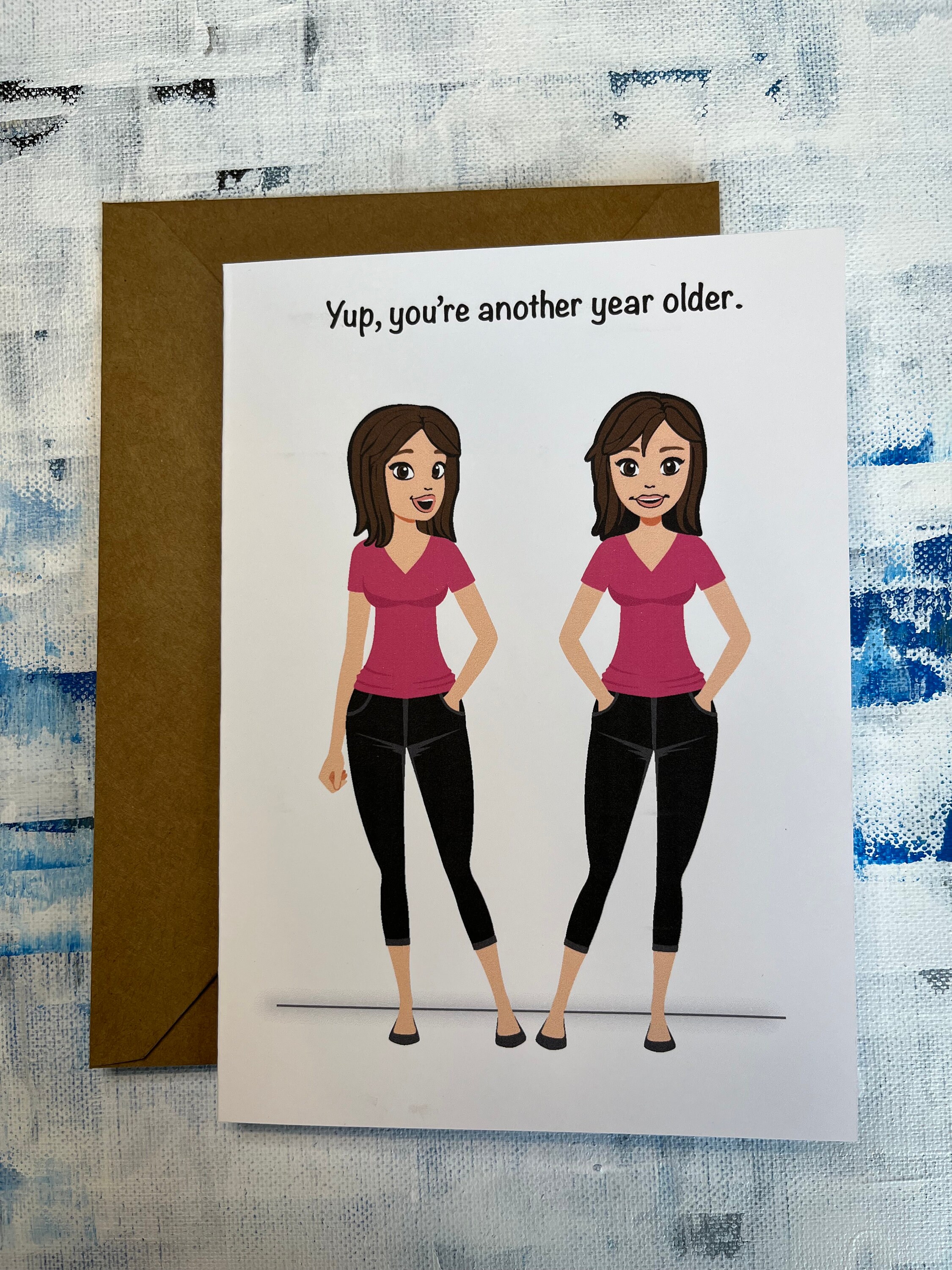 Funny Twin Birthday Card - Twin Birthday Card - Twin Card - Another ...