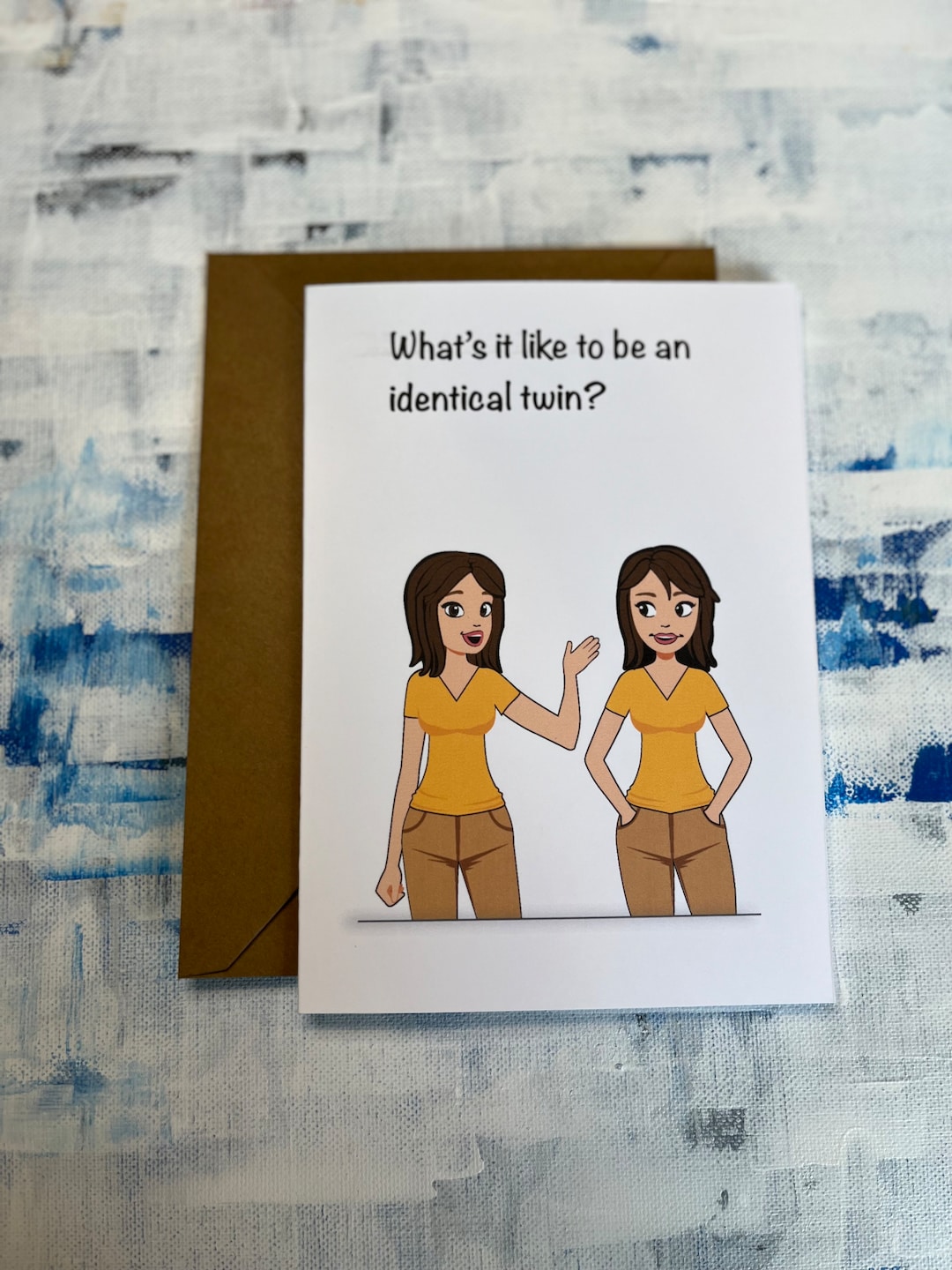 Funny Twin Birthday Card - Twin Birthday Card - Twin Card - What's It ...