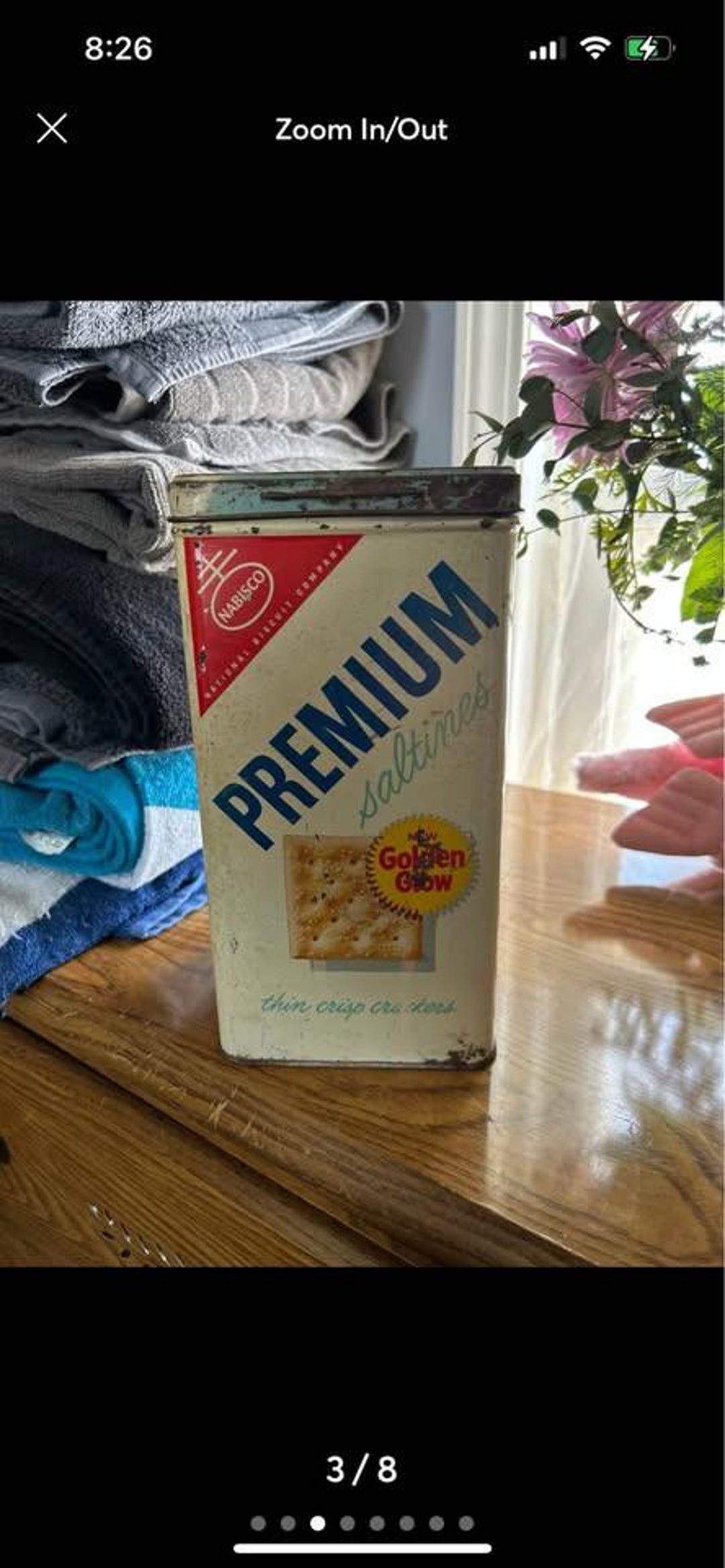 Vintage Nabisco Saltines Tin – "golden Glow" Graphics - Etsy