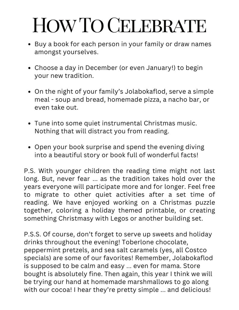 Jolabokaflod Printable and How to DIY Instructions Iceland Christmas ...