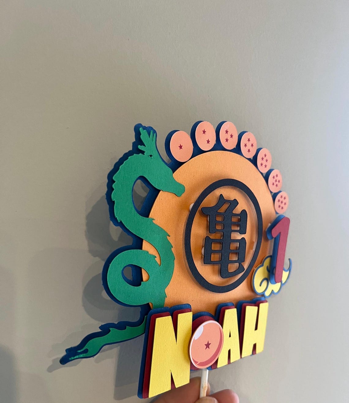 Dragon Ball Z Cake Topper - Etsy