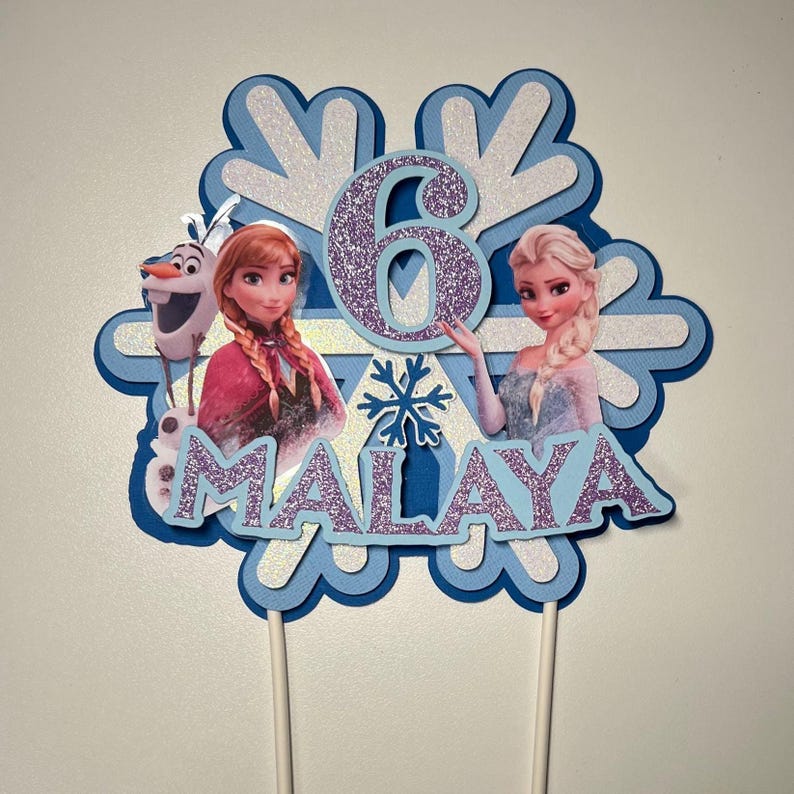 Frozen/elsa/ Anna Cake Topper - Etsy