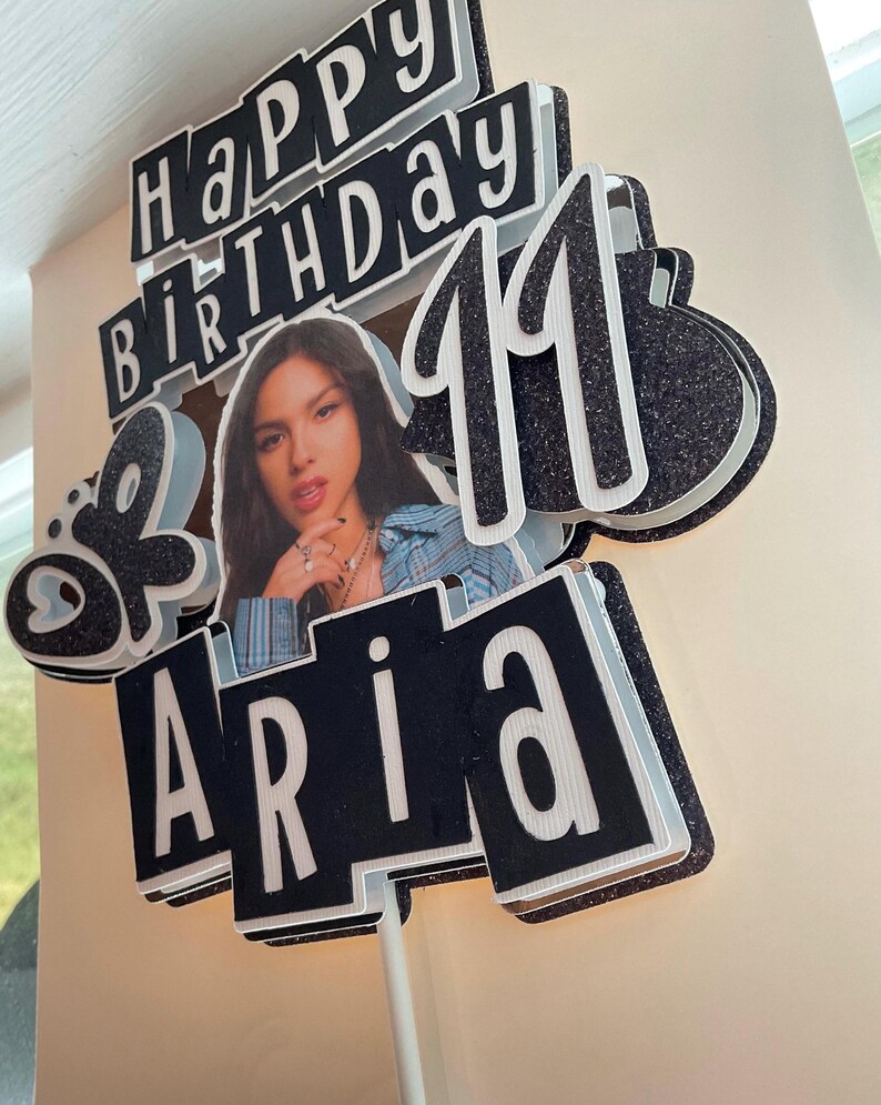 Olivia Rodrigo Cake Topper. - Etsy