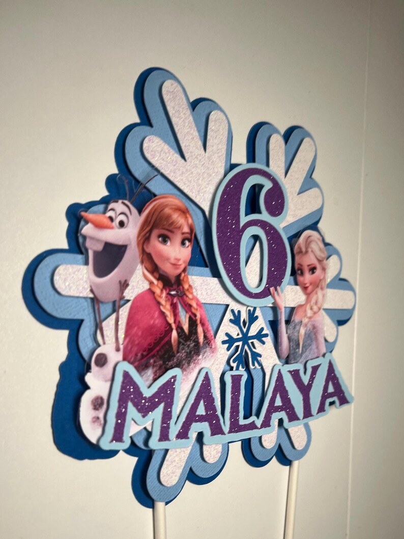 Frozen/elsa/ Anna Cake Topper - Etsy