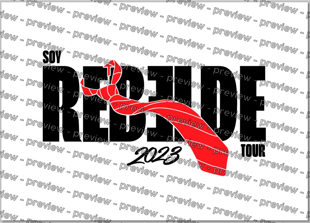 Rebelde RBD Tour 2023 SVG Bundle (digital Download) - Etsy
