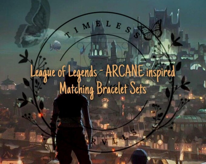 League of Legends - ARCANE Inspired Matching Bracelet Sets, Vi + Jinx ...