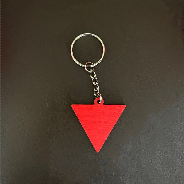 Triangle Keychain - Etsy