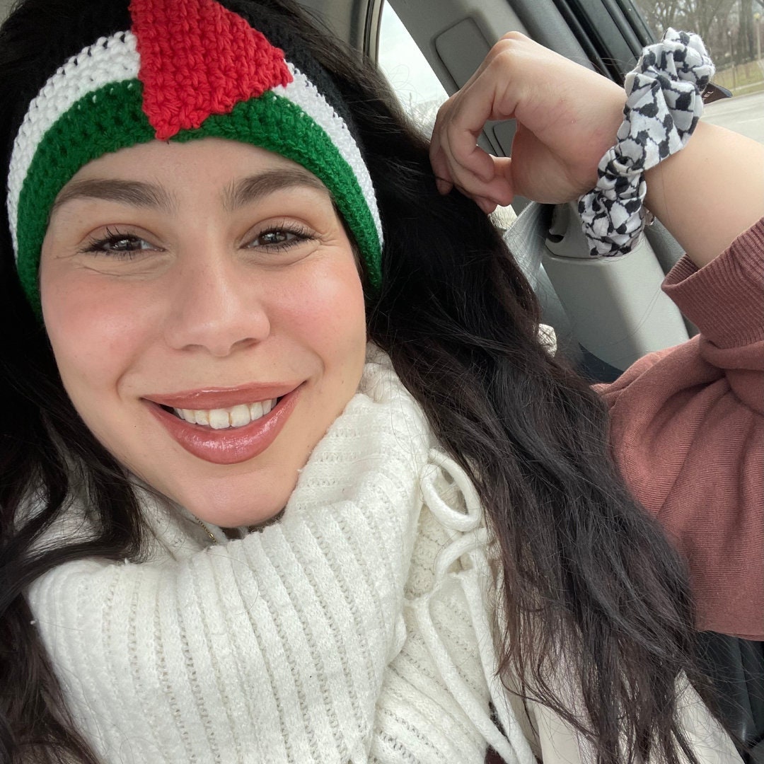 Palestine Flag Headband I Handmade Crochet Headband I Statement ...