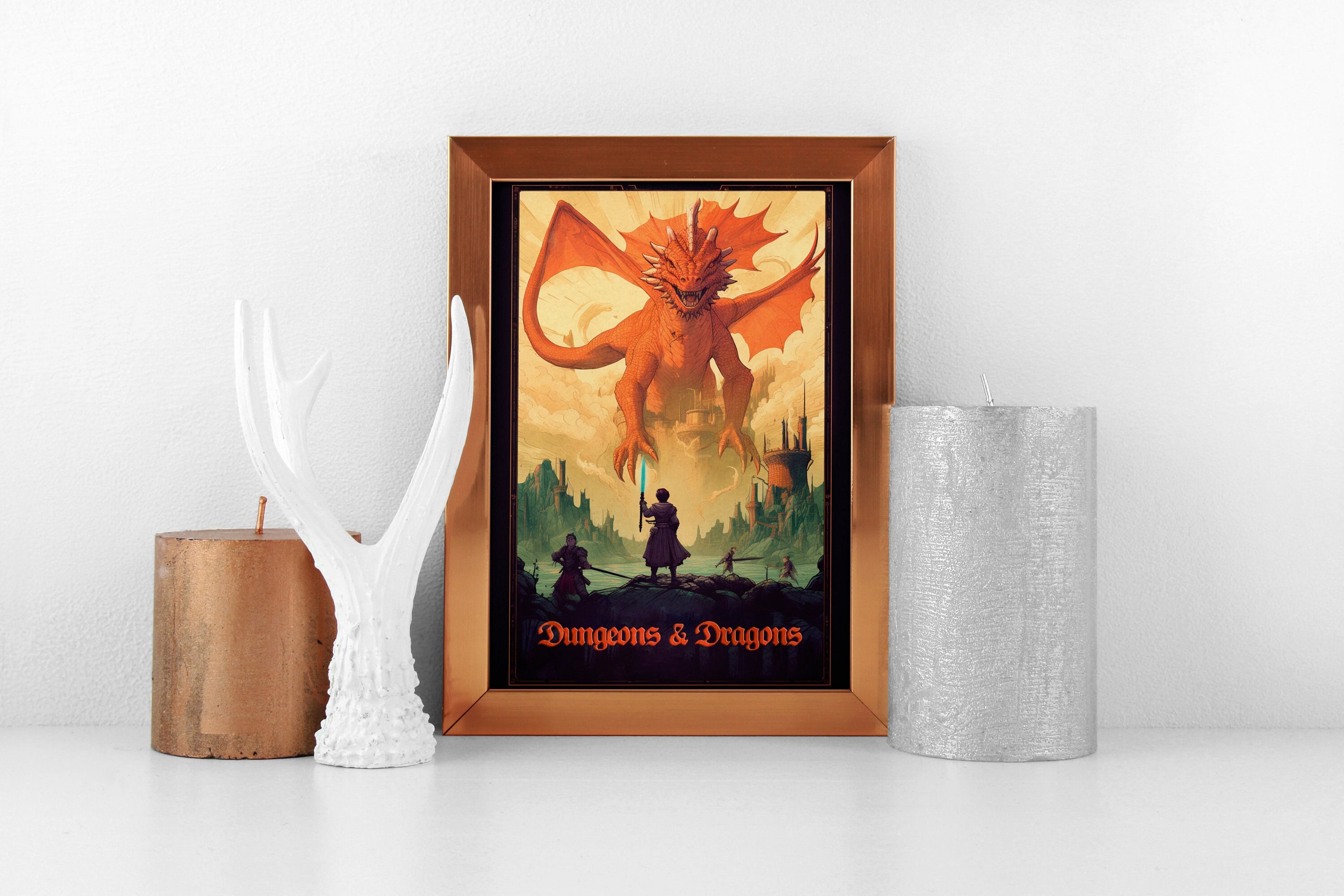 Dnd Movie Scene Poster Dungeons and Dragons Wall Art - Etsy